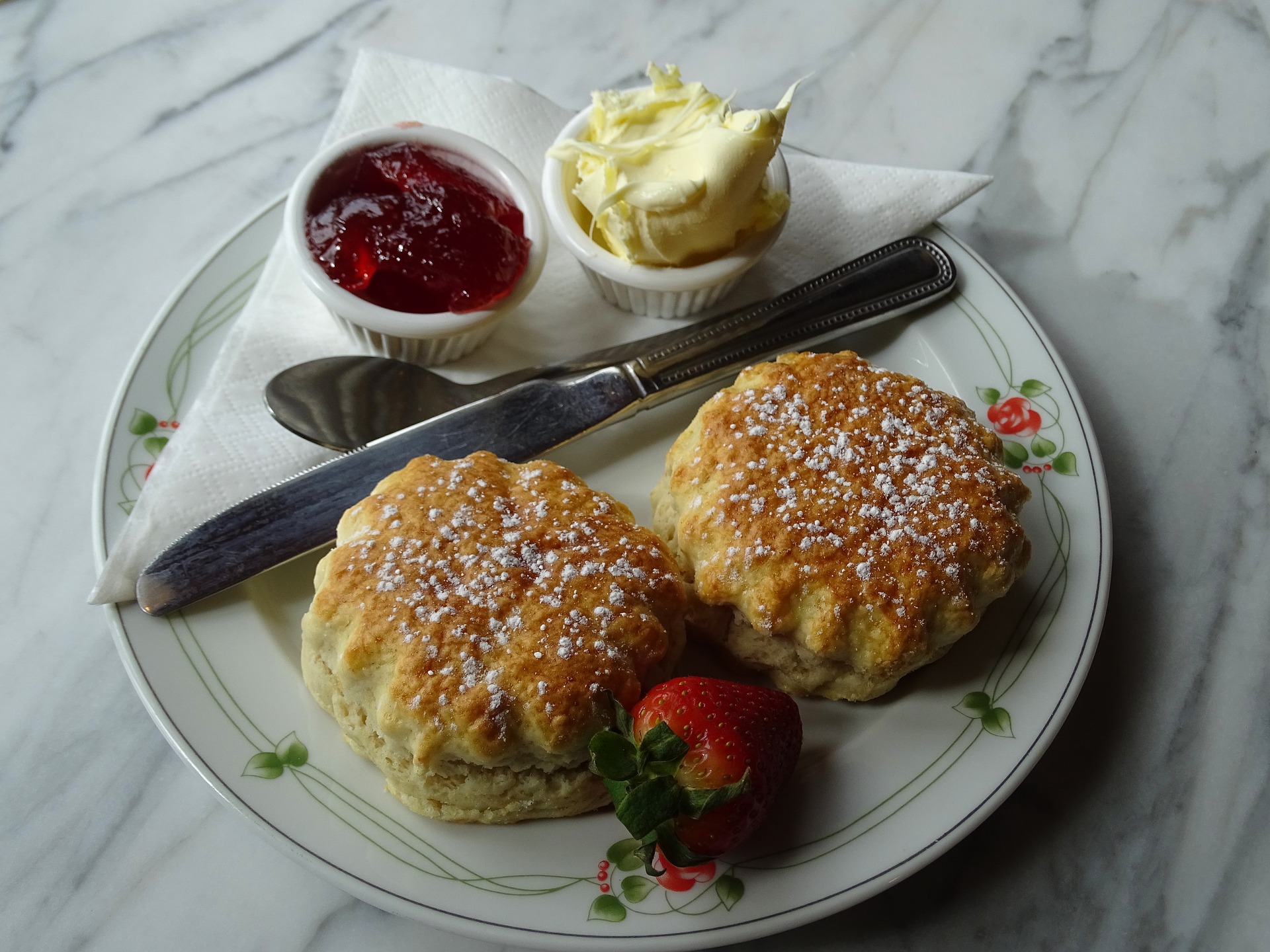 🥖 Kalorier i Scones - Gratis Kalorietabel